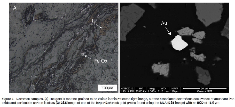 Depositional environment - The original control on gold processing