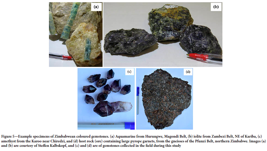 Zimbabwe's coloured gemstone endowments - A regional geological overview