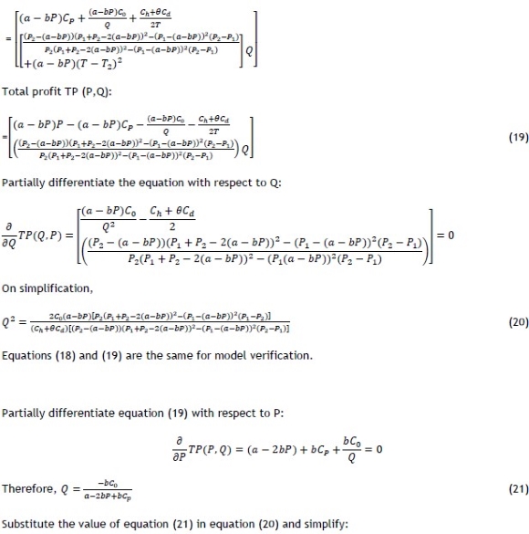Optimal pricing and production lot size for two rates of production ...