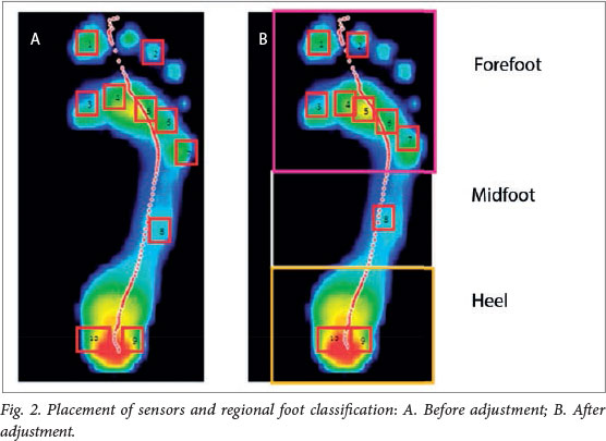 Dynamic plantar pressure profiles of South African university students