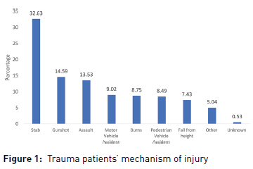 The epidemiology of trauma patients presenting to a large urban public ...